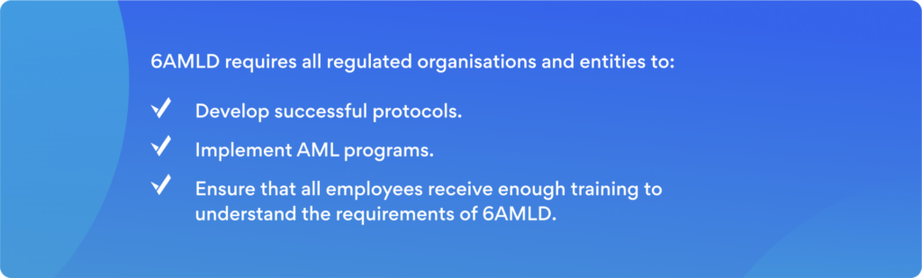 The 6th Anti-Money Laundering Directive (6AMLD) I NameScan