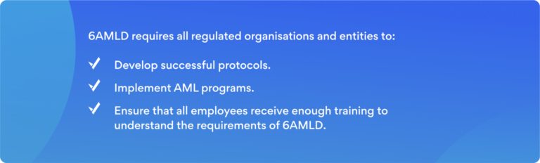 The 6th Anti-Money Laundering Directive (6AMLD) I NameScan